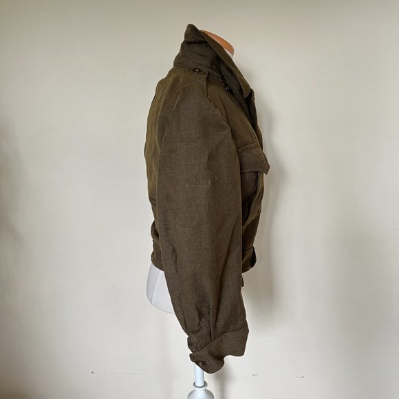 Jackets & Coats | Vintage Ww2 Field Jacket Army 194s Military Wool ...